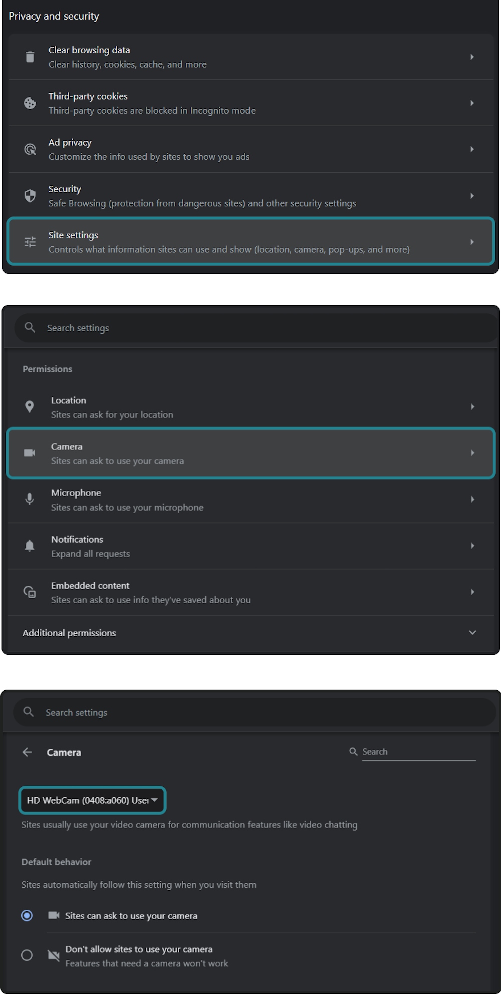 Chrome camera setup – Cambly Kids